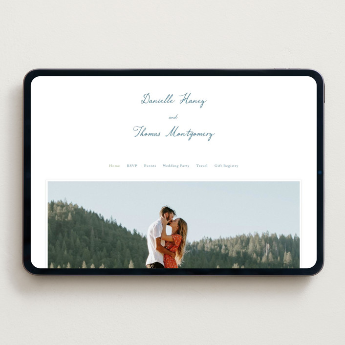 Vineyard Love Wedding Website by Petra Kern | Minted