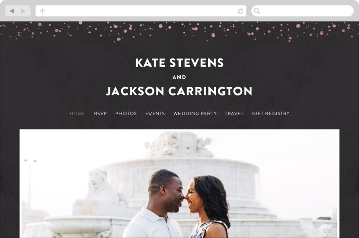 Scripted Wedding Wedding Website by Hooray Creative | Minted