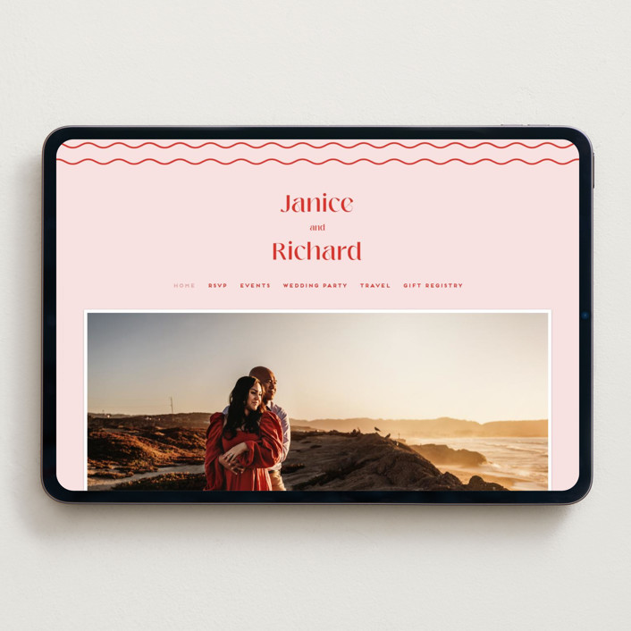 News! Wedding Website by Claudia Orengo | Minted