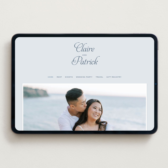Modernne Wedding Website by Carolyn MacLaren | Minted