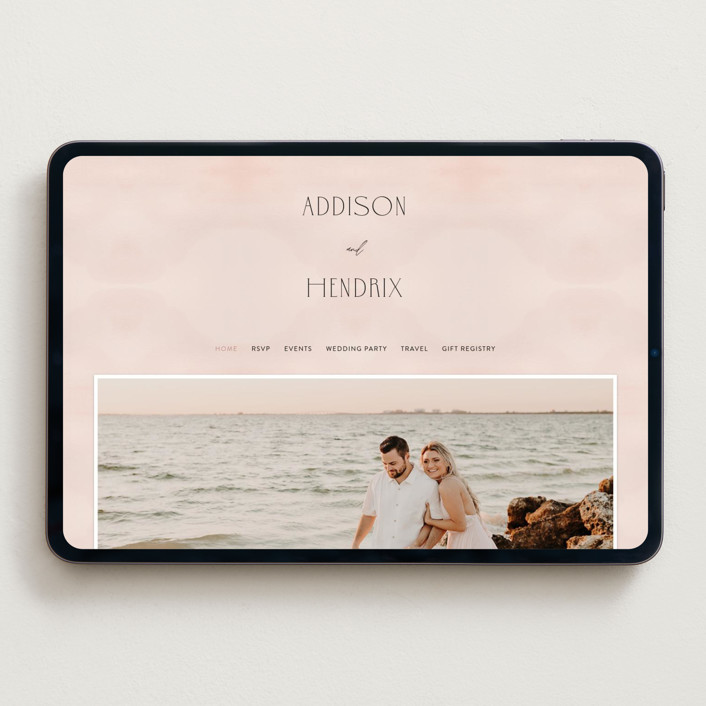 First light Wedding Website by Itsy Belle Studio | Minted