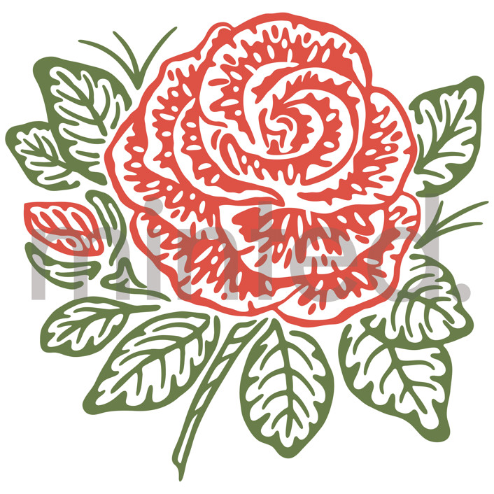 Rose (add-on) Design Element by Paper Sun Studio | Minted