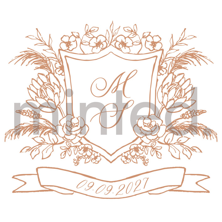 Joshua Tree Crest (add-on) Design Element by Cass Loh | Minted