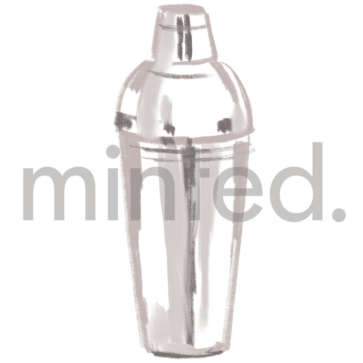 Cocktail Shaker Design Element by Baumbirdy | Minted