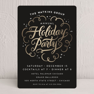 Scripted Fete Foil-pressed Party Invitation by Lau... | Minted
