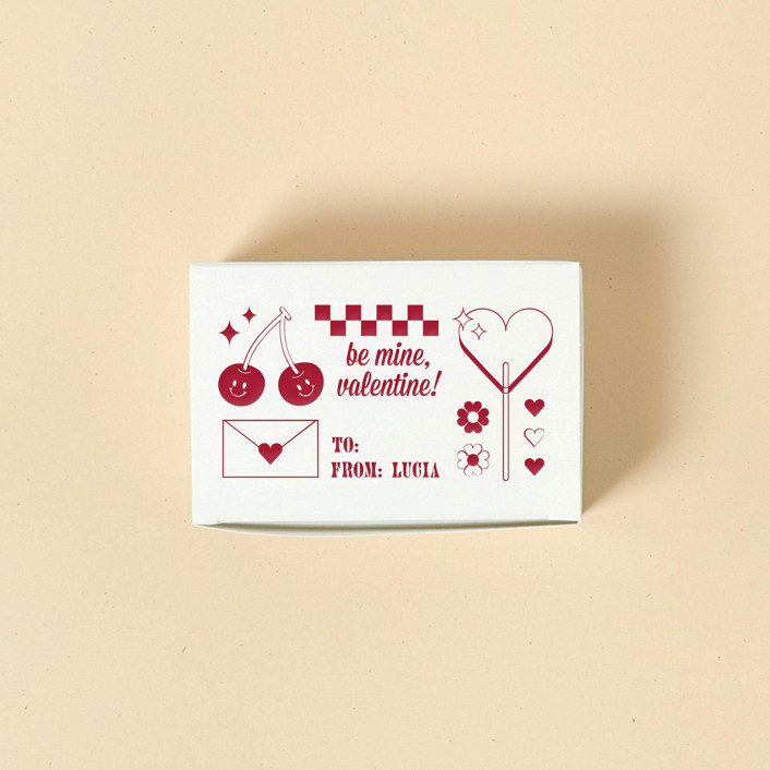 Be Mine, Valentine Cake Box, Set of 50 Favor Boxes by ForYourParty | Minted