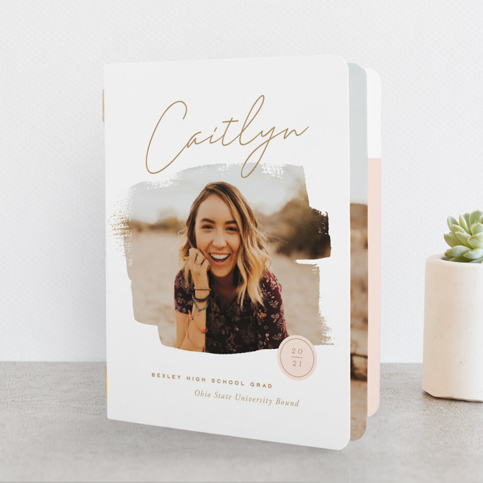 Brushed Photo Graduation Announcement Booklette™ Cards by Oscar and ...