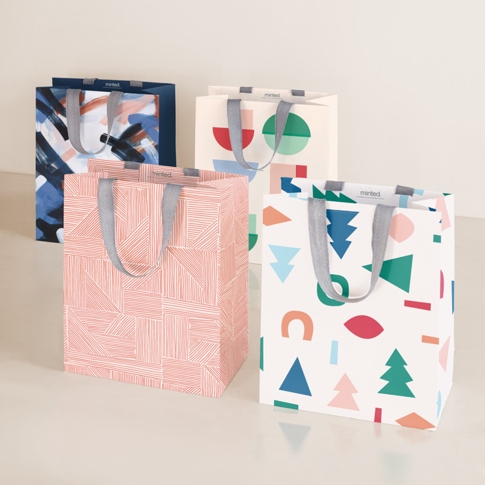 Pop Holiday Gift Bag Collection by Multiple Artists | Minted