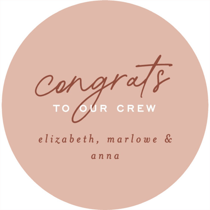 Grad Crew Graduation Stickers by Jessica Corliss | Minted