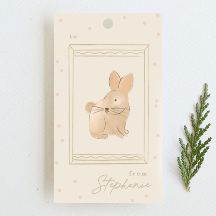 Woodland animal frame Gift Tags by Creo Study | Minted
