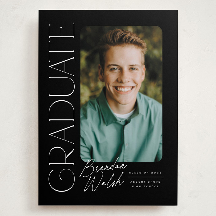 Distinguished Grand Graduation Announcements by Everett Paper Goods ...