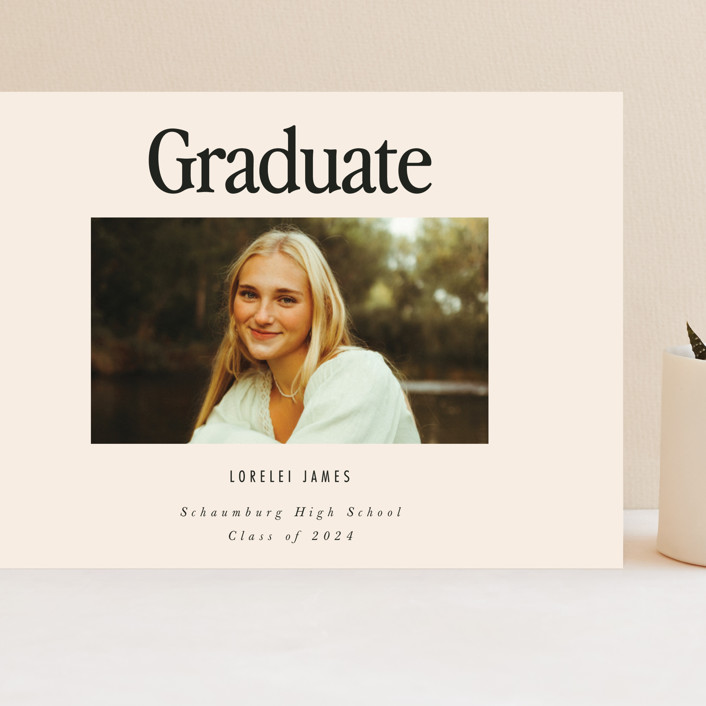 Persistence Grand Graduation Announcements by Nazia Hyder | Minted