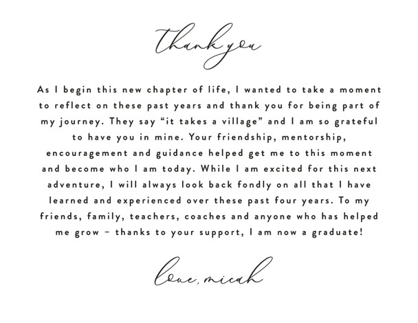 Glisten Graduation Insert Cards by Phrosne Ras | Minted