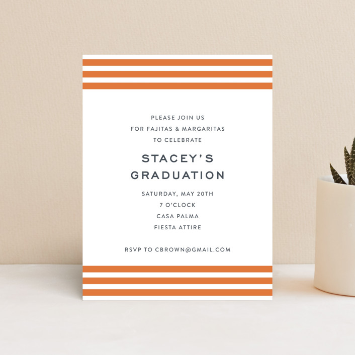 Varsity Prep Graduation Insert Cards by Megan Davis | Minted