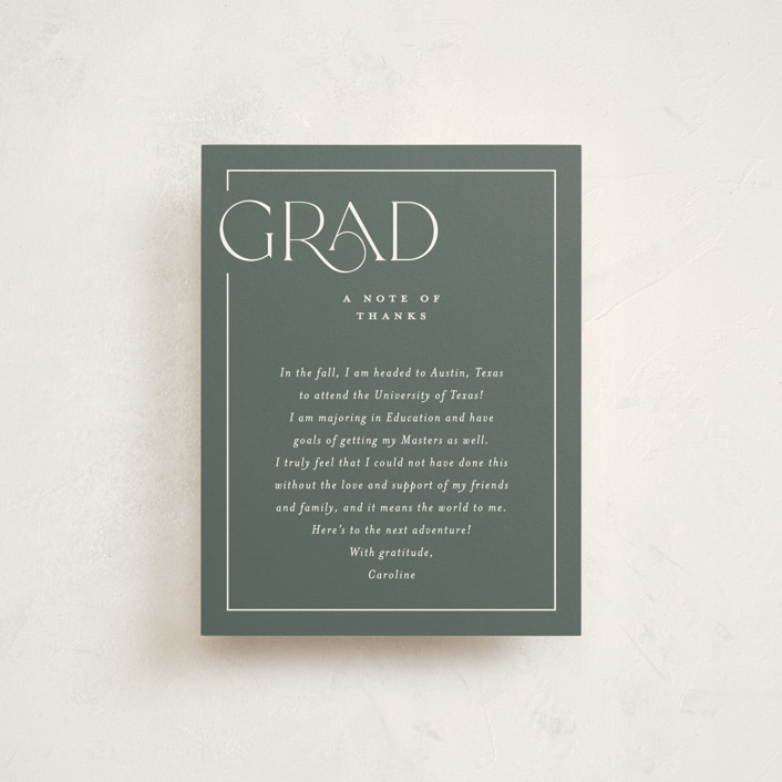 Broken Border Graduation Insert Cards by Lauren Chism | Minted