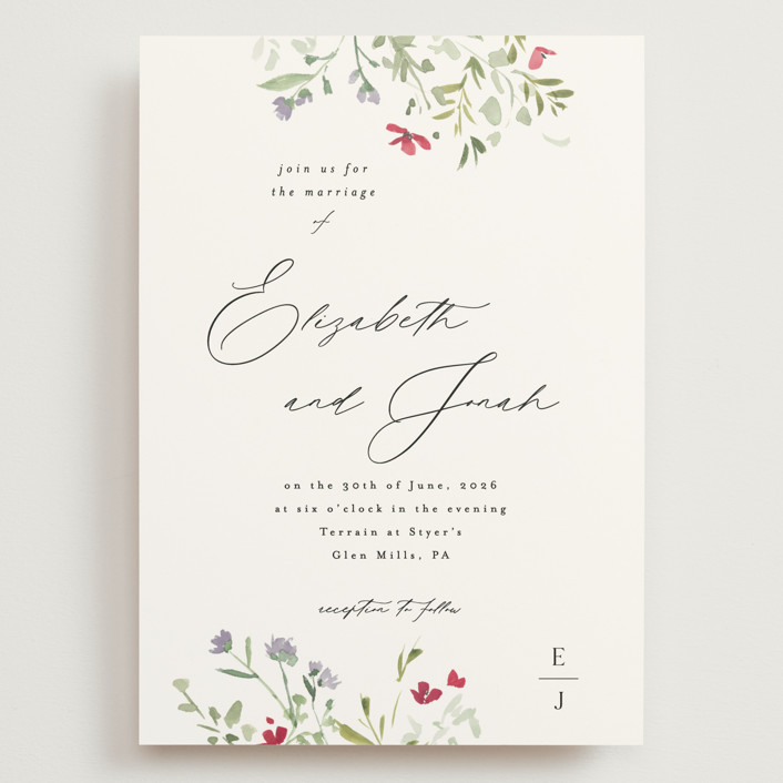 Brynn Grand Wedding Invitations by Everett Paper Goods | Minted