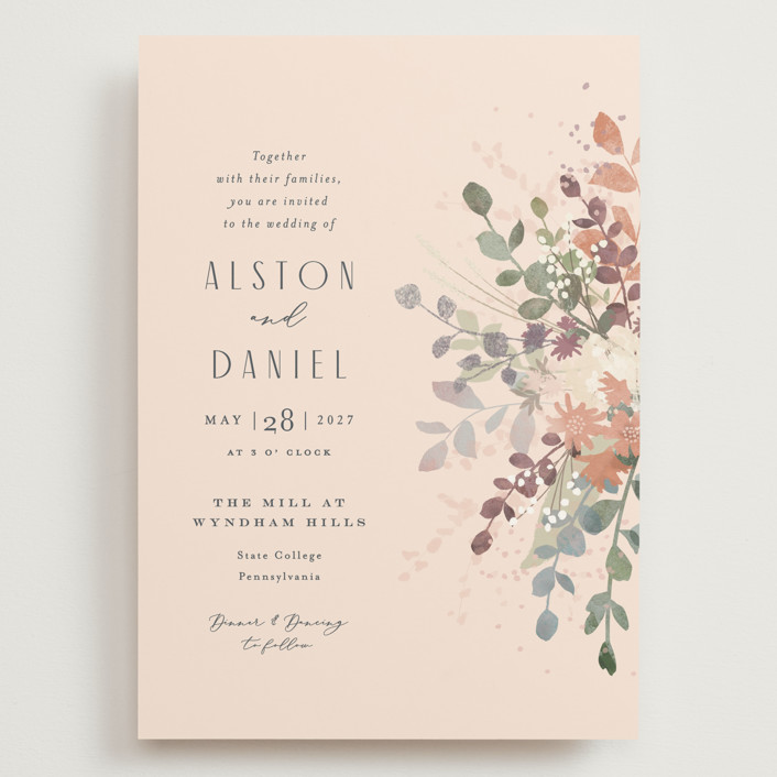 Golden Hour Grand Wedding Invitations by Jennifer Wick | Minted