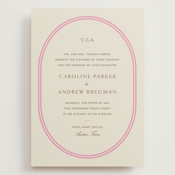 Bocce Grand Wedding Invitations by Megan Davis | Minted