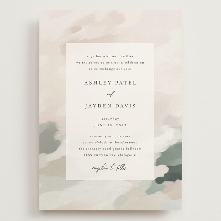 Vista Grand Wedding Invitations by Melanie Severin | Minted