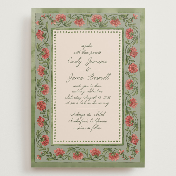 Wedding Tapestry Grand Wedding Invitations by Chris Griffith | Minted