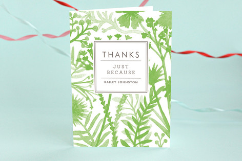 Wildflowers Just Because Greeting Cards by cambria | Minted