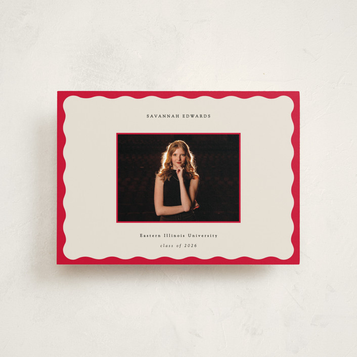 Decorative Frame Petite Graduation Announcements by Baumbirdy | Minted