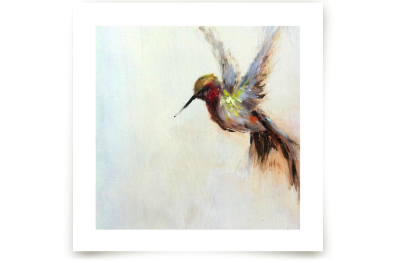 The Humbly Hummingbird Fine Art Prints by Amanda Faubus | Minted