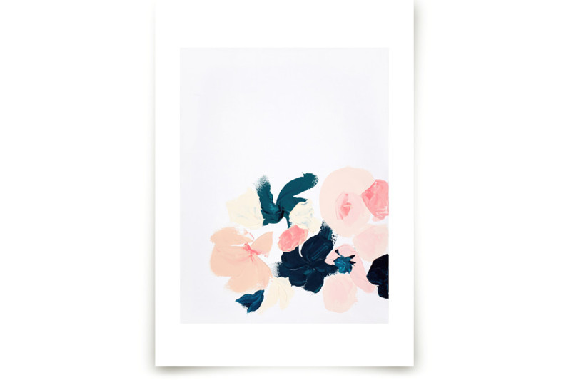 January Botanical Abstract Print Fine Art Prints by Caryn Owen | Minted