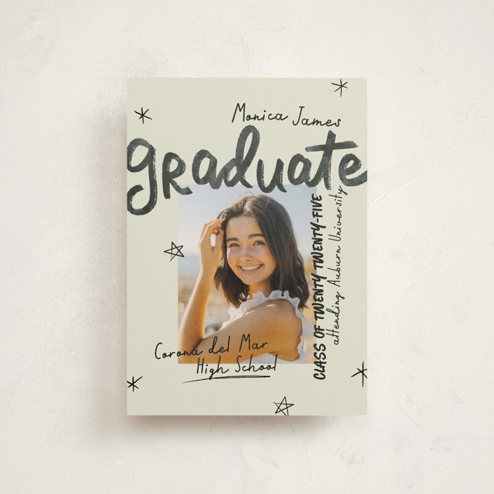 Marker Graduation Announcement Postcards by Stacey Day | Minted