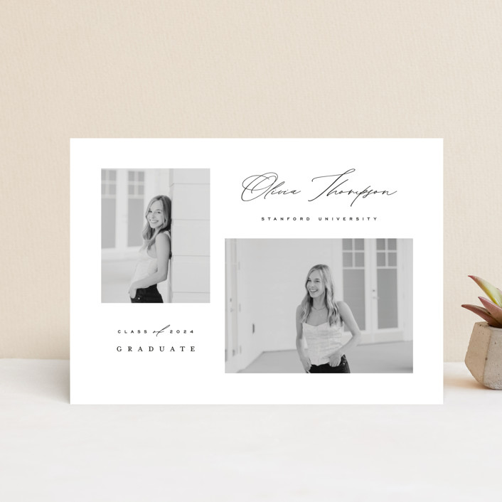 Achievement Graduation Announcement Postcards by MC Designs | Minted