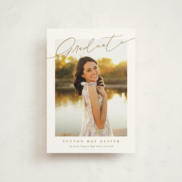 Celebratory Graduation Announcement Postcards by Carolyn MacLaren | Minted