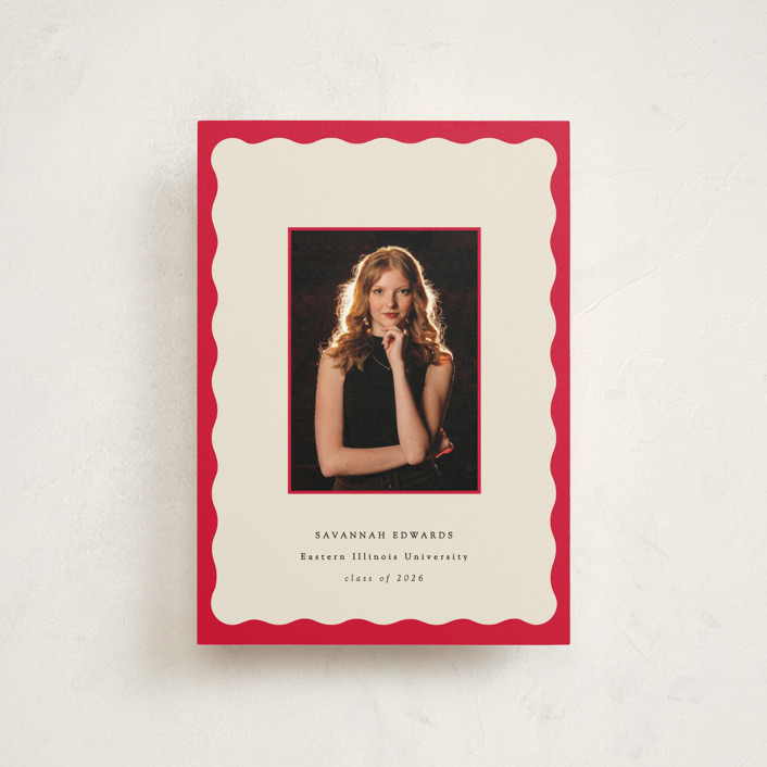 Decorative Frame Graduation Announcement Postcards by Baumbirdy | Minted