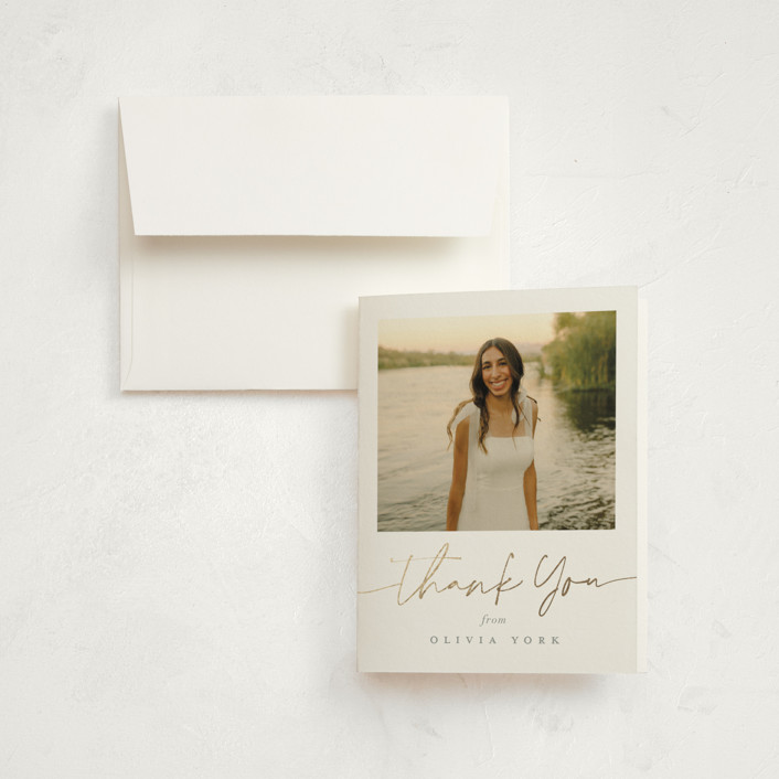 graduation gallery Foil-Pressed Graduation Thank You Cards by Sarah ...