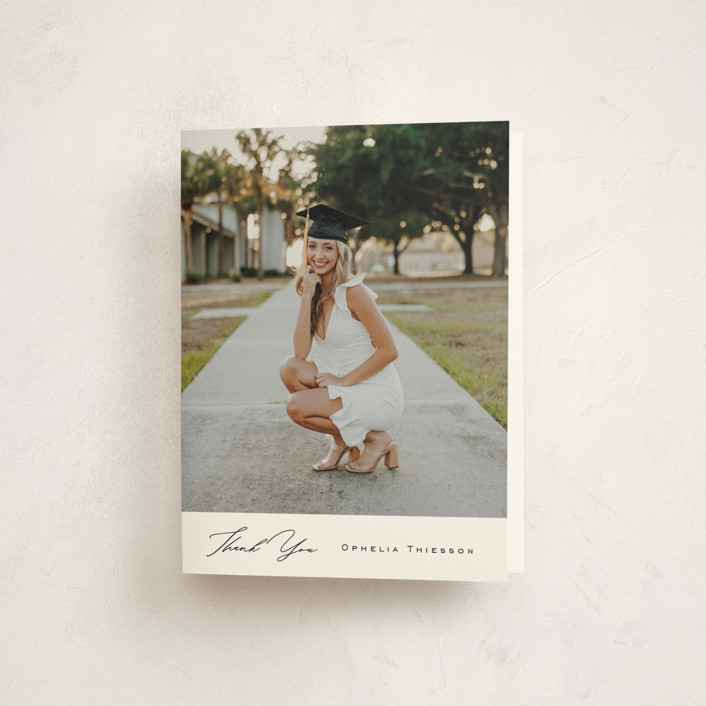 Elegance Graduation Thank You Cards by Nicole Walsh | Minted