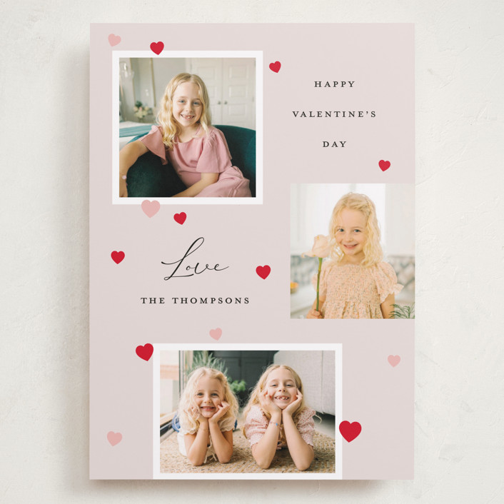 Sprinkled Heart Grand Valentine's Day Cards by Ashlee Townsend | Minted