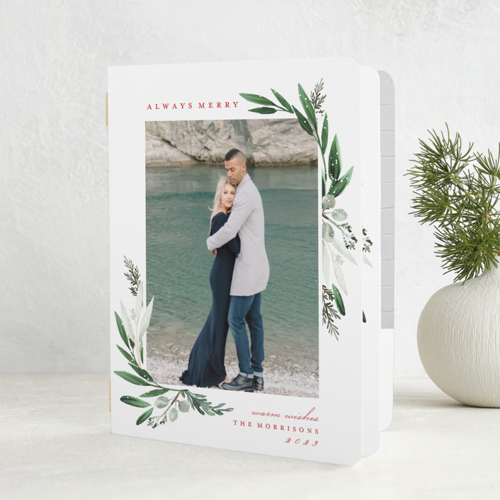 Evergreena Holiday Booklette™ Cards by Petra Kern | Minted