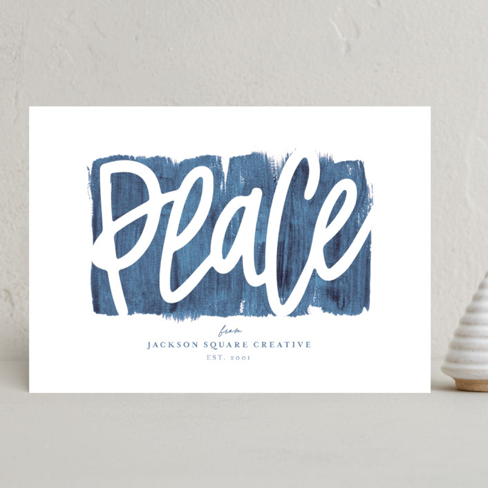 Peace Business Holiday Cards by Meggy Masters | Minted