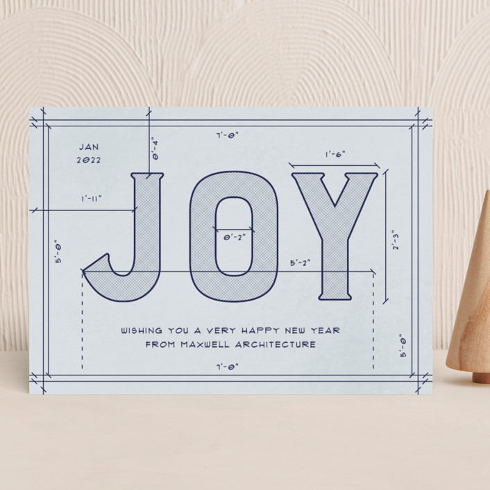 Joy Plans Business Holiday Cards by Amy Payne | Minted
