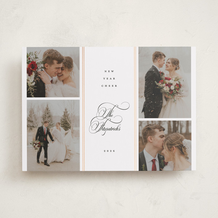 Grace Foil-Pressed Holiday Cards by Corinne Malesic | Minted