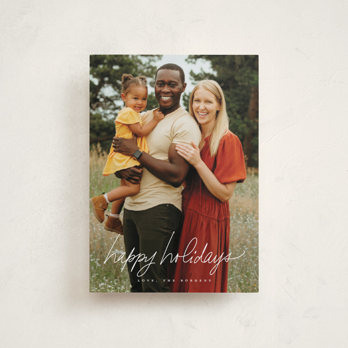 handwritten note Holiday Petite Cards by Up Up Creative | Minted