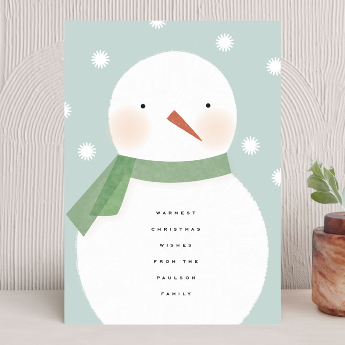 Snow Day Holiday Cards by Olivia Kanaley Inman | Minted