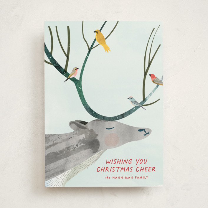 Reindeer Cheer Holiday Cards by Eve Schultz | Minted