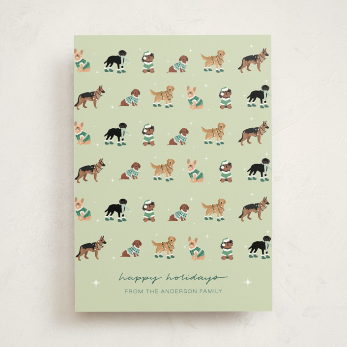 Holiday Dogs Holiday Cards by tara berg | Minted
