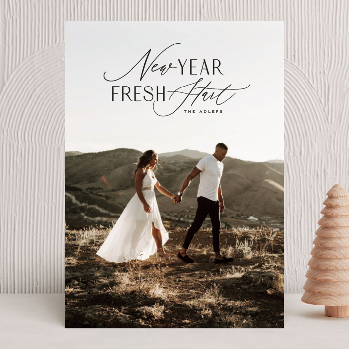 New Year Fresh Start New Year Photo Cards by Hooray Creative | Minted