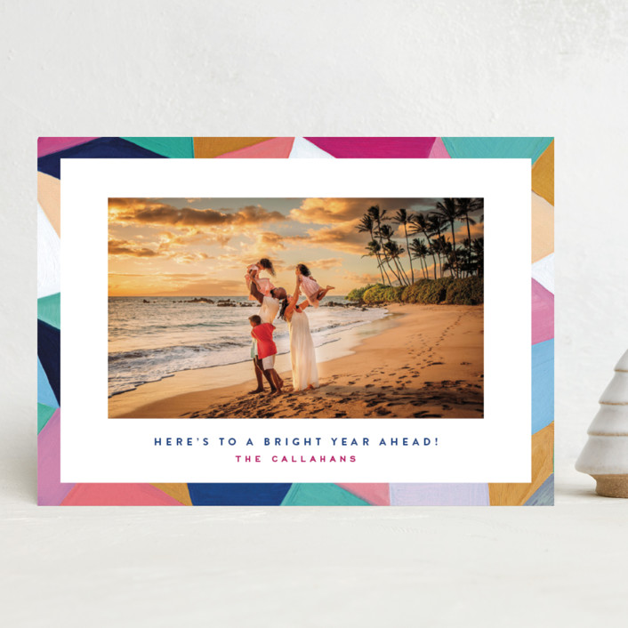 Bright Border New Year Photo Cards by Hooray Creative | Minted
