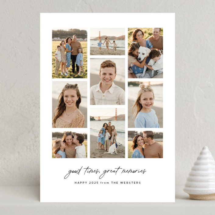 Memory collage New Year Photo Cards by Lea Delaveris | Minted