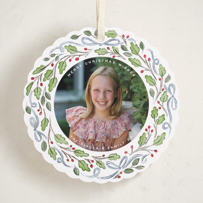 Angel Holiday Ornament Cards by Pati Cascino | Minted
