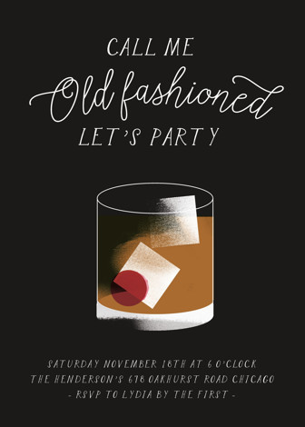 Old Fashioned Holiday Party Invitations by Baumbirdy | Minted