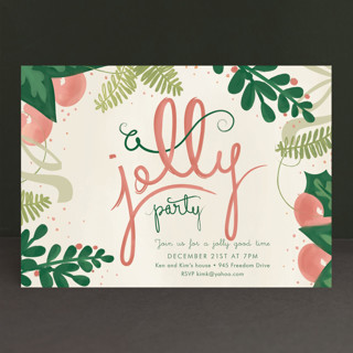 A Jolly Party Holiday Party Invitations by Lori We... | Minted