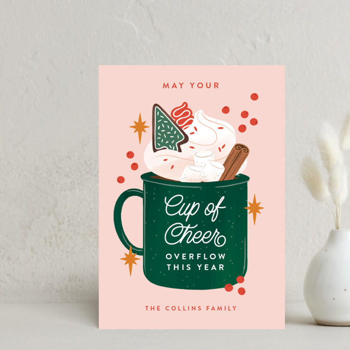 Extra Cheer Holiday Postcards by Paper Raven Co. | Minted